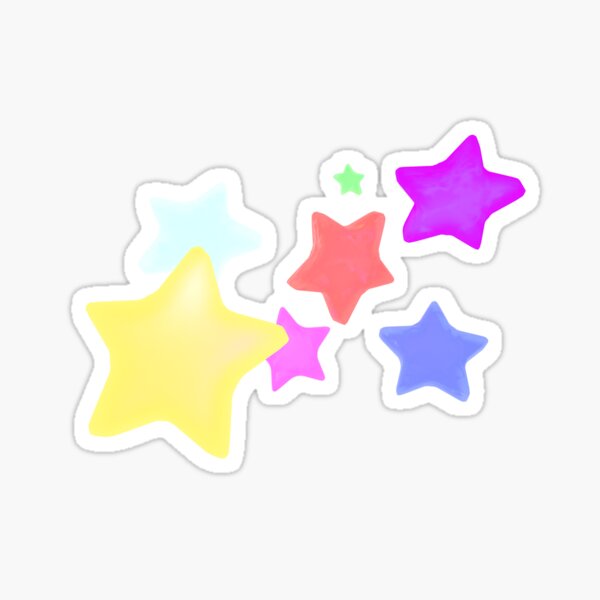 "Collection Of Shining Stars" Sticker for Sale by BrightScale | Redbubble