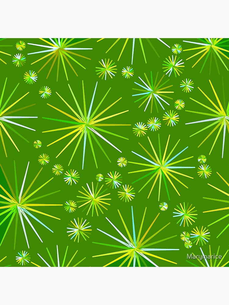 "Mid Century Sputnik pattern, Olive Green" Sticker for Sale by ...