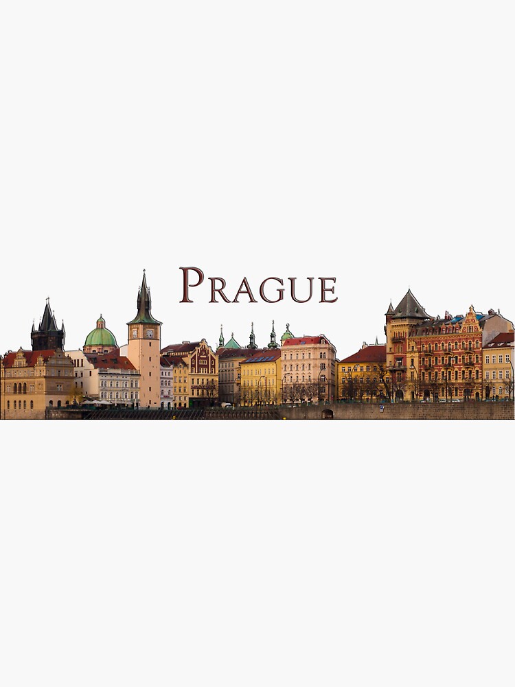 "Prague: Old Town Skyline" Sticker for Sale by raetucker | Redbubble