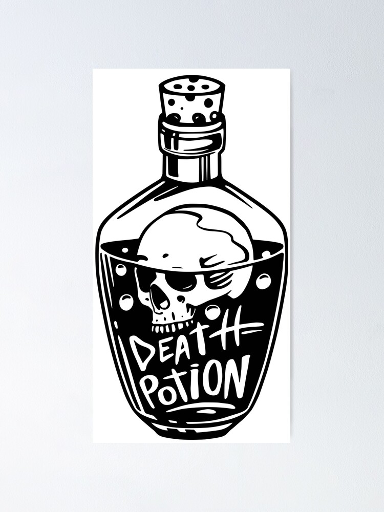 "Dark abstract death potion " Poster for Sale by PopularPosts | Redbubble