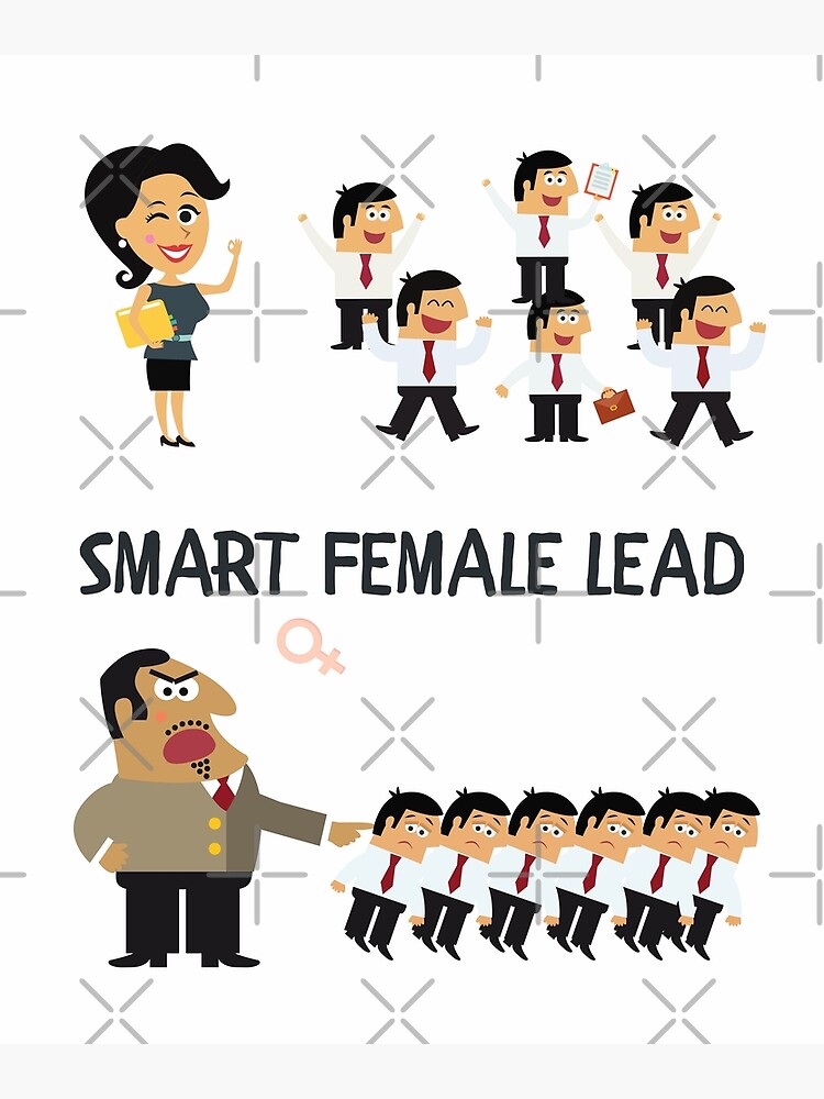 "Smart female lead Superwoman boss Funny meme " Photographic Print for ...