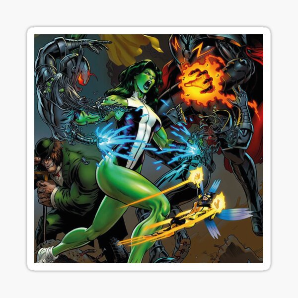 "she-hulk" Sticker for Sale by onlydrawning | Redbubble