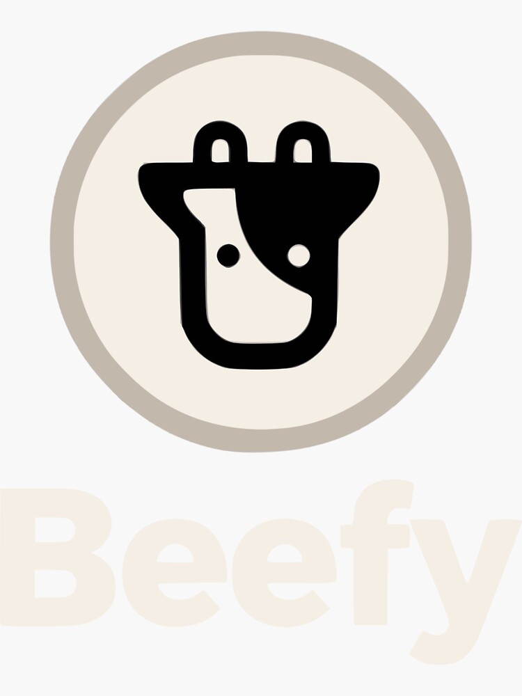 "Beefy Finance BIFI" Sticker for Sale by PopFoxT-shirts | Redbubble