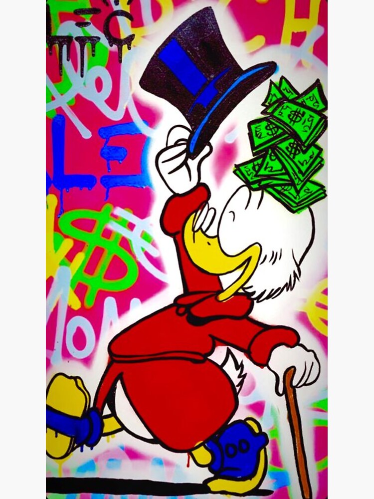 "Scrooge McDuck" Sticker for Sale by GEK-NERD | Redbubble