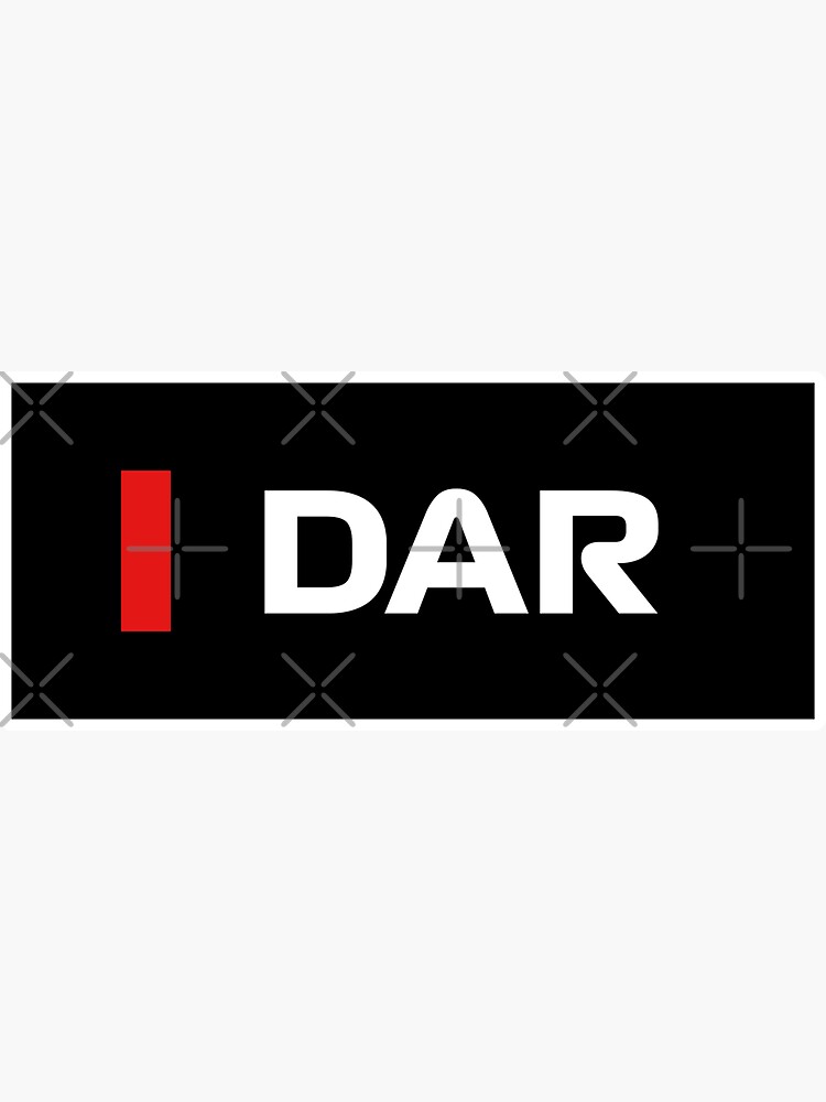 "DAR. Driver Name (Red BG)" Sticker for Sale by FilipeFerreira | Redbubble