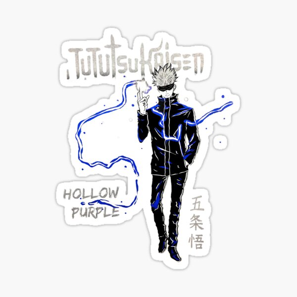 Hollow Purple Sticker For Sale By Allonsyx Redbubble