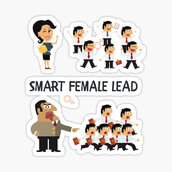 "Smart female lead Superwoman boss " Sticker for Sale by SergioIDesigns ...