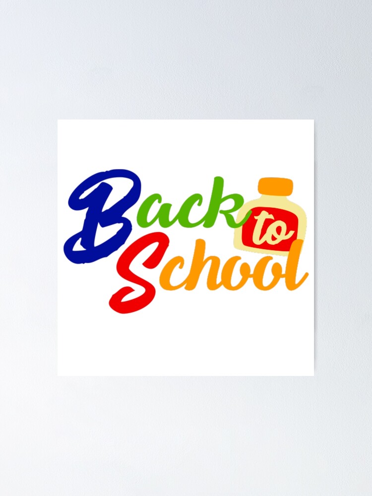 "#Back To school 2022/2023" Poster for Sale by FinanceFamily | Redbubble