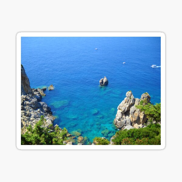 "Corfú" Sticker for Sale by fede-f | Redbubble