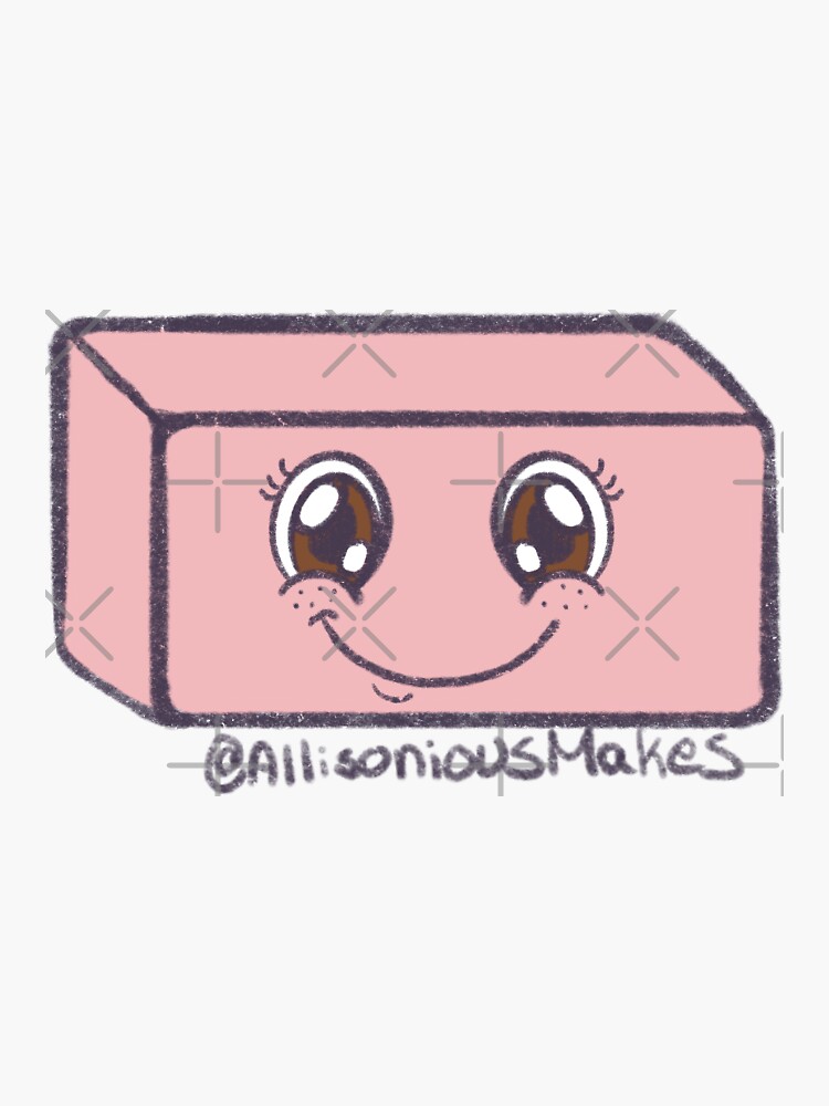"Eraser" Sticker for Sale by allisonious | Redbubble