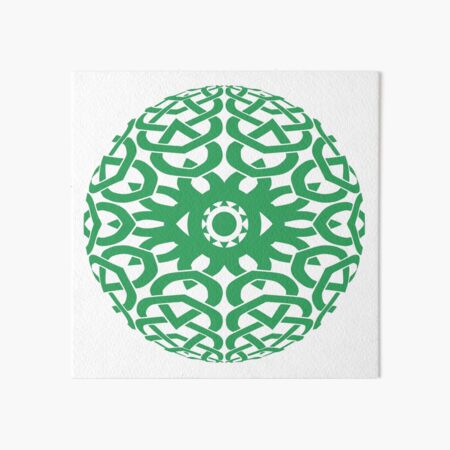 "3D Celtic Sphere Design with Eye at the Center" Art Board Print for ...