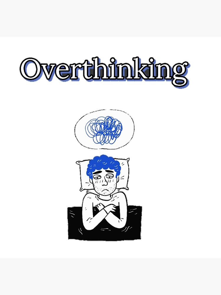 "Overthinking art" Poster for Sale by Lavaryy | Redbubble