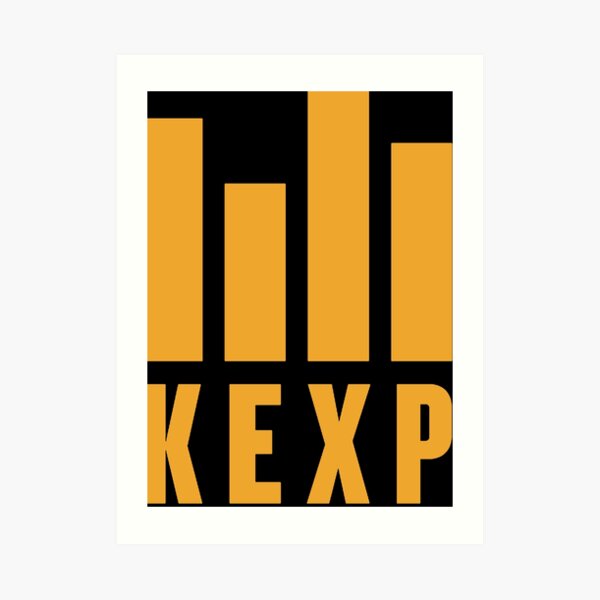 "KEXP radio station logo. Iconic alternative rock / grunge radio ...