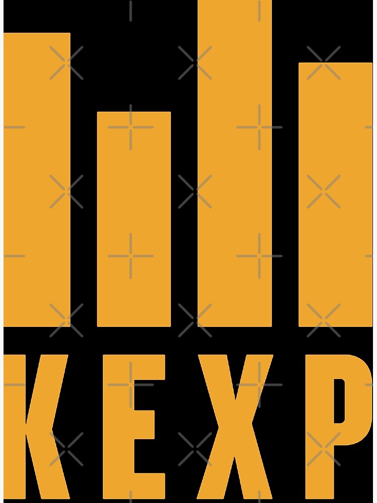 "KEXP radio station logo. Iconic alternative rock / grunge radio ...