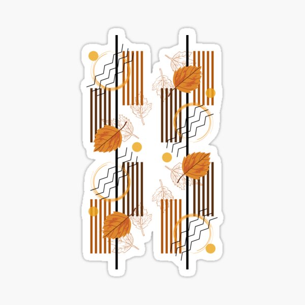 "Getting Ready for Fall" Sticker for Sale by kiwiandthebird | Redbubble