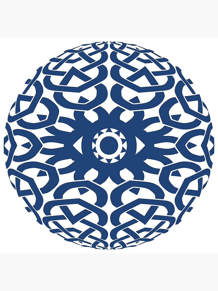 "3D Celtic Sphere Design with Eye at the Center" Poster for Sale by ...