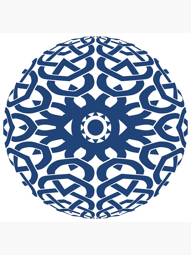 "3D Celtic Sphere Design with Eye at the Center" Sticker for Sale by ...