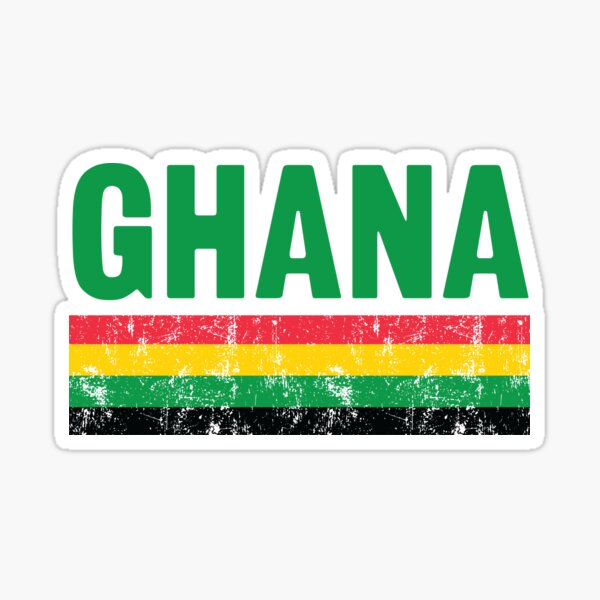 "Ghana National Flag " Sticker for Sale by jtrenshaw | Redbubble