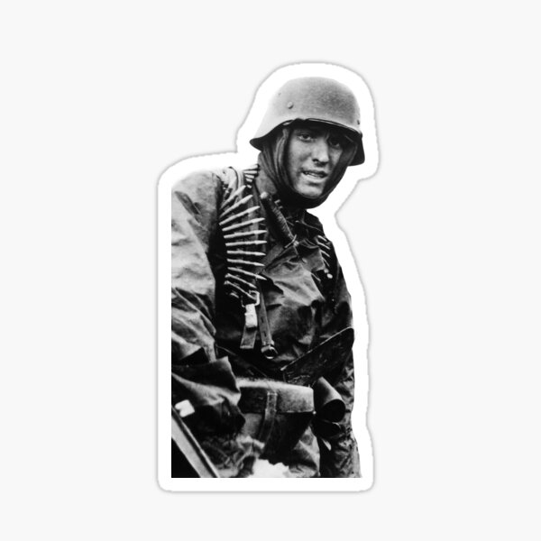 "World War 2 German Soldier 1st Panzer " Sticker for Sale by ...