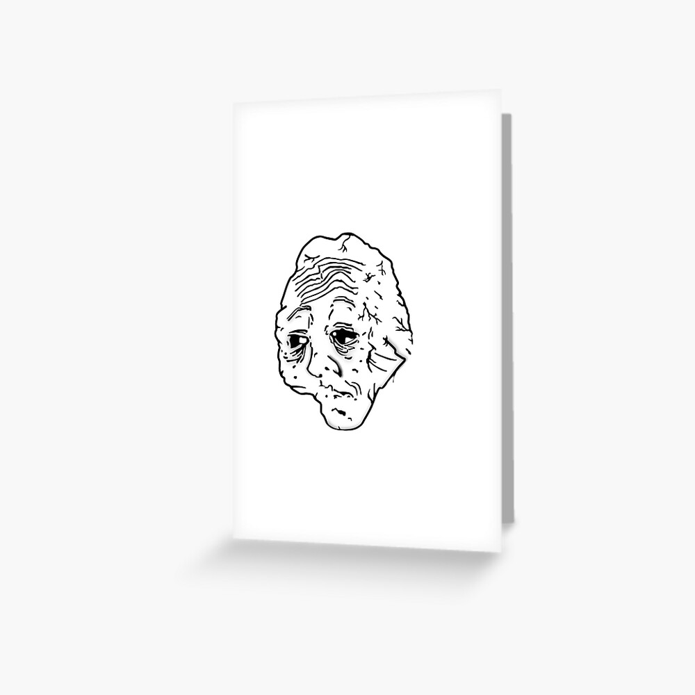 "Yes honey Wojak meme" Greeting Card for Sale by Msrblesalesman | Redbubble