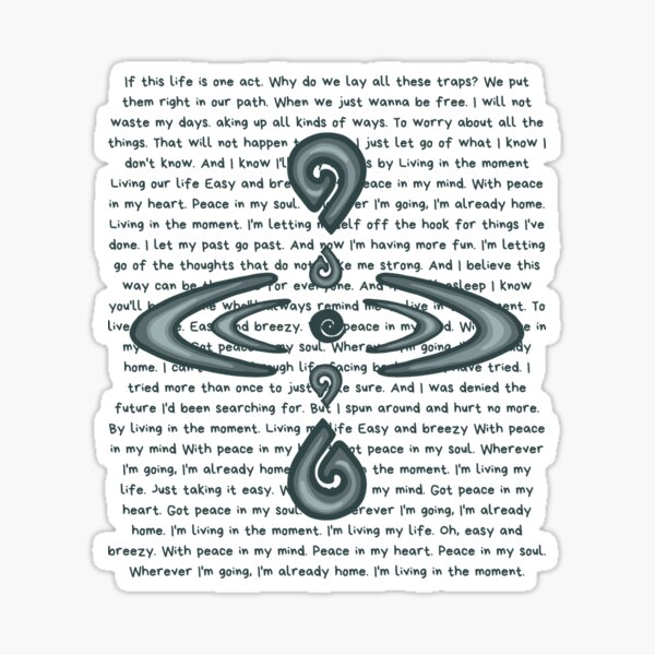 Mindfulness Symbol Sticker For Sale By Unhingedheather Redbubble
