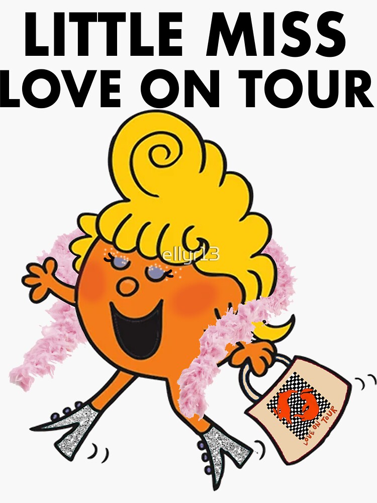 "Little Miss Love on Tour" Sticker for Sale by ellyr13 | Redbubble