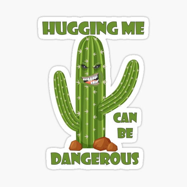 "Dugging me can be Dangerous" Sticker for Sale by YaassDesign | Redbubble