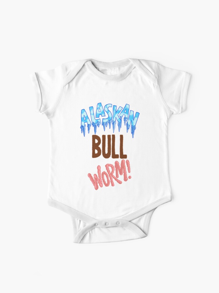 "ALASKAN BULL WORM" Baby One-Piece for Sale by PhoenixMunro | Redbubble