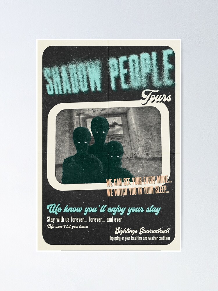 "Horror Shadow People Poster" Poster for Sale by A1001dabsofreis ...