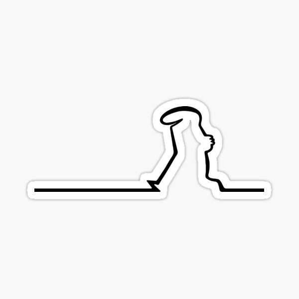 "La Ligne" Sticker for Sale by by-CAVA- | Redbubble