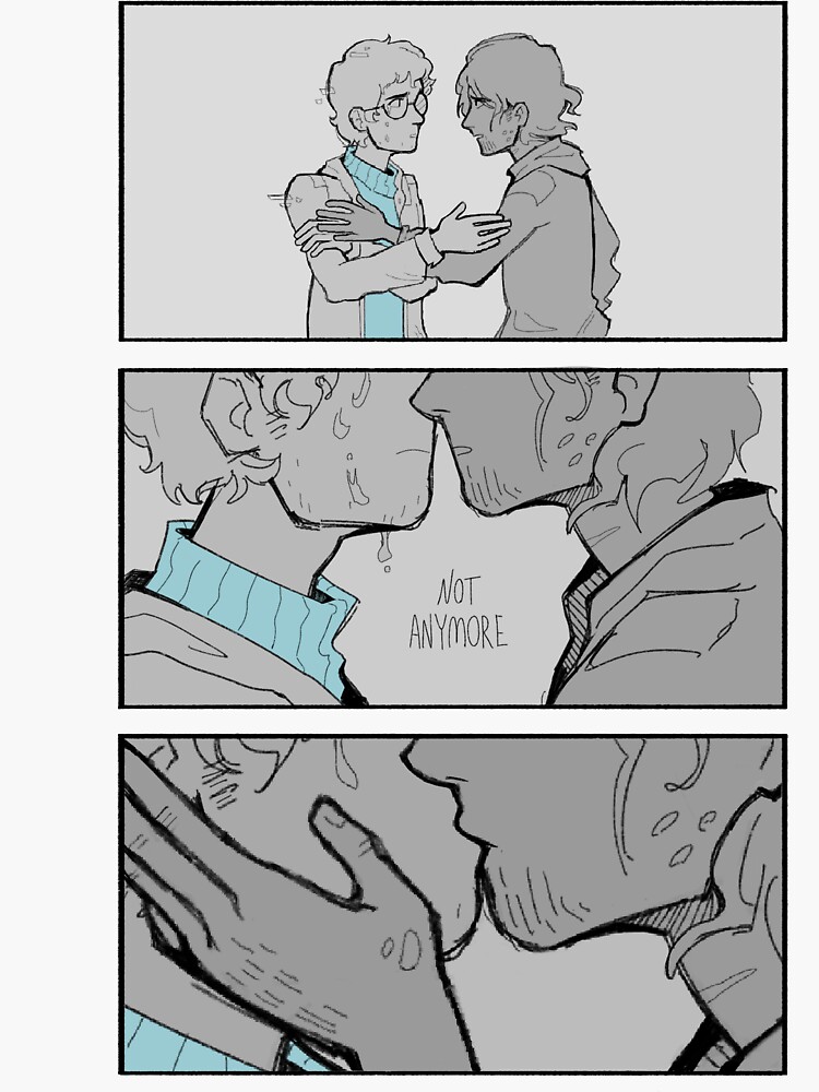 "Not Anymore" Sticker for Sale by Ambystomas | Redbubble