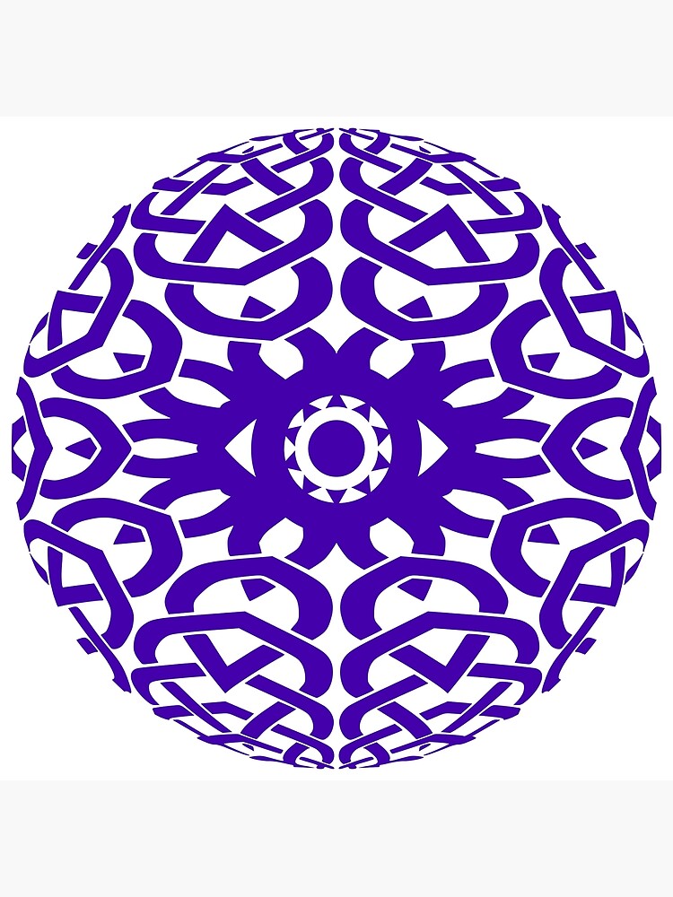 "3D Celtic Sphere Design with Eye at the Center" Poster for Sale by ...