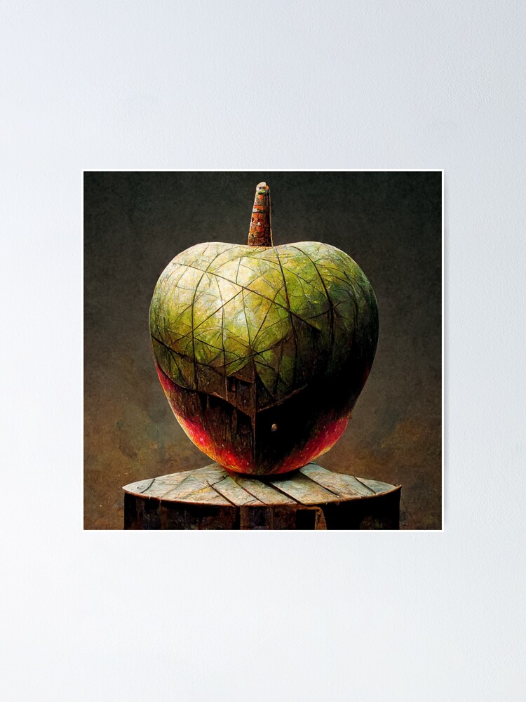 "Eat Your Apples - Scary and Funny Fruits" Poster for Sale by The ...