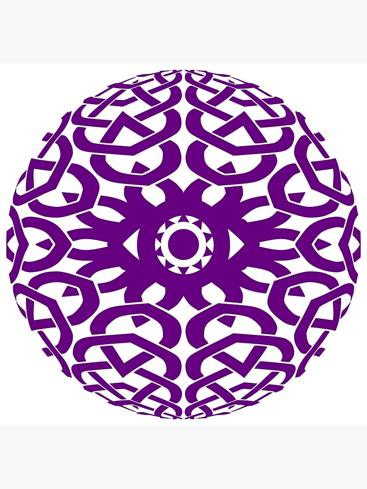 "3D Celtic Sphere Design with Eye at the Center" Poster for Sale by ...