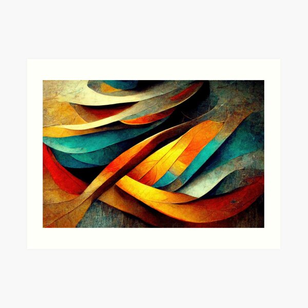 "AI Art Gallery™ - Abstract AI Art: The Beginning" Art Print for Sale ...