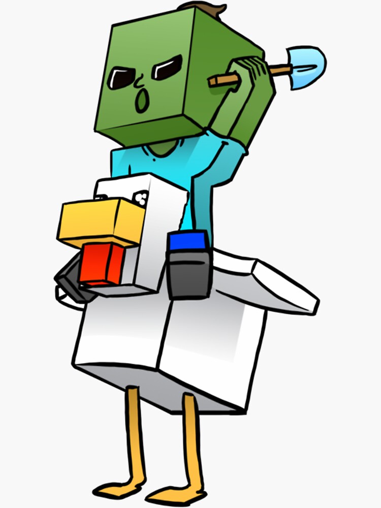 "Chicken Jockey" Sticker for Sale by boscioguidena | Redbubble