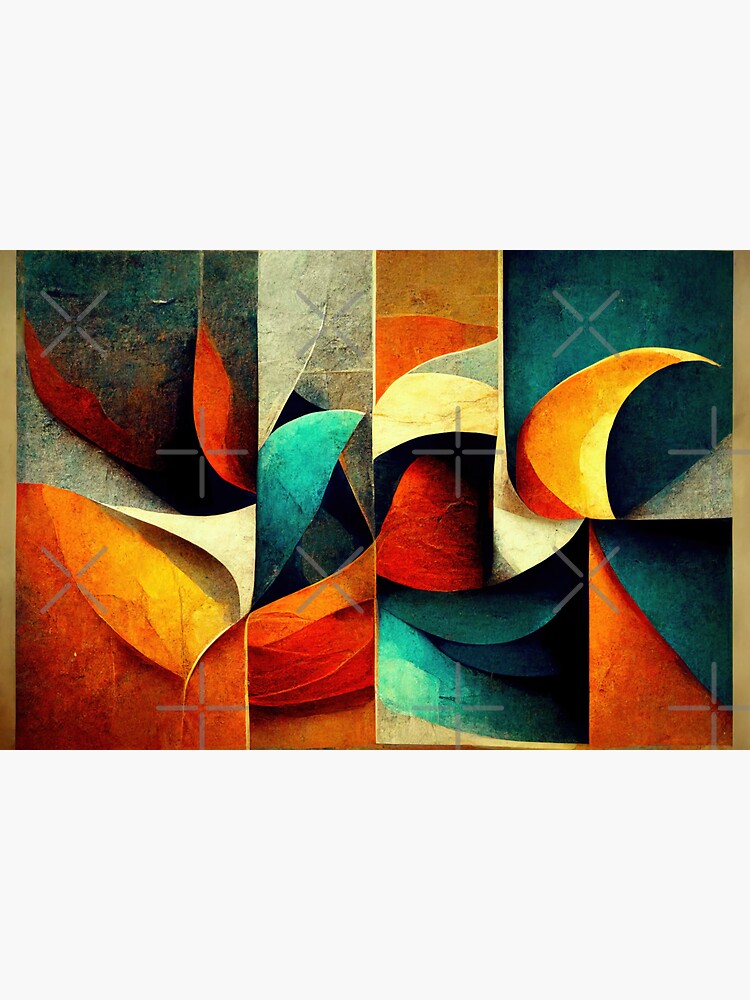 "AI Art Gallery™ Abstract AI Art: The Wave" Sticker for Sale by AI-Art ...