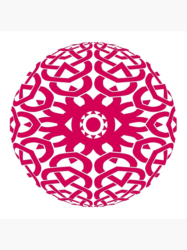 "3D Celtic Sphere Design with Eye at the Center" Art Board Print for ...