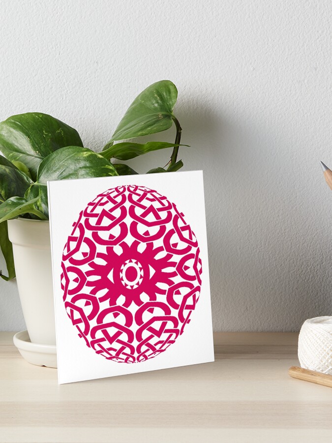 "3D Celtic Sphere Design with Eye at the Center" Art Board Print for ...