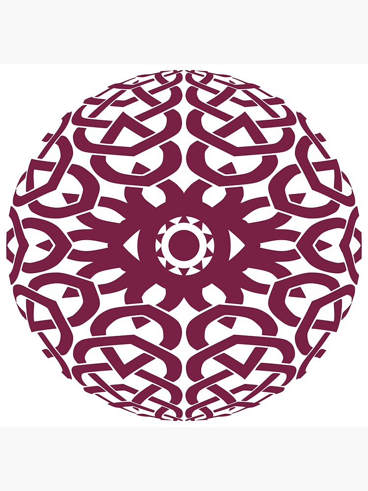 "3D Celtic Sphere Design with Eye at the Center" Sticker for Sale by ...