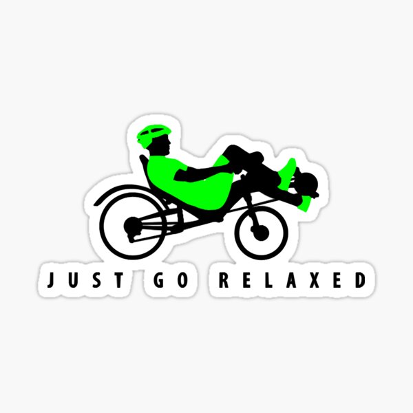 "recumbent bicycle cyclist" Sticker for Sale by robertwestmolan | Redbubble