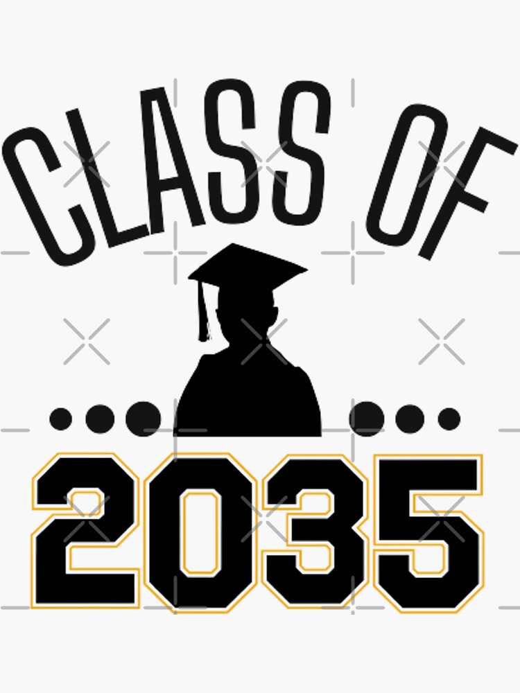 "Class Of 2035" Sticker for Sale by Megan-House | Redbubble