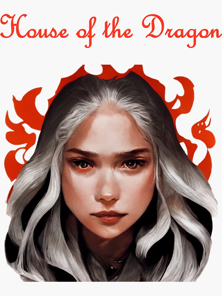 "House of the Dragon" Sticker for Sale by AlphaPhoenicis | Redbubble