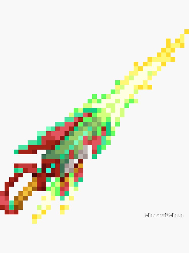 "Pyra Aegis Sword - Xenoblade Chronicles 2 - Pixel Art" Sticker for ...