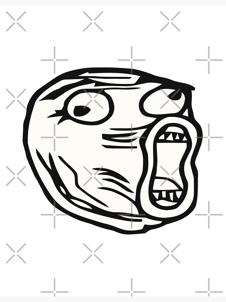 "funny meme face" Poster for Sale by HamzaChouqar2 | Redbubble