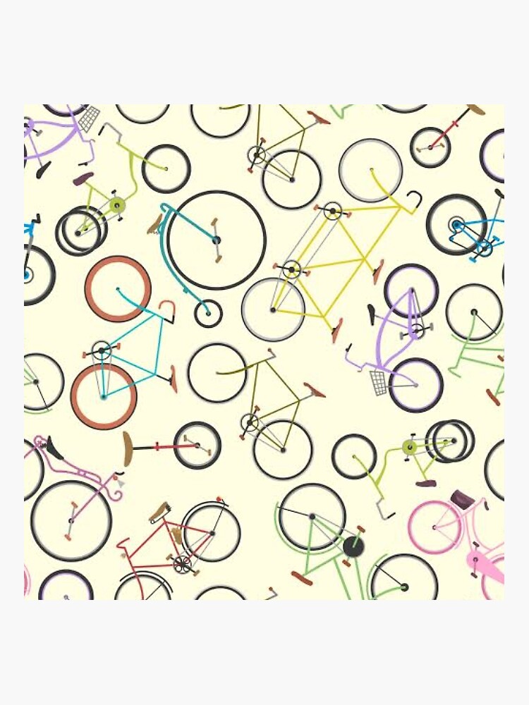 "Cycle pattern" Sticker for Sale by HolaDiseno1234 | Redbubble