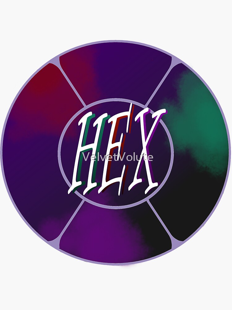 "Hex Girls" Sticker for Sale by VelvetVolute | Redbubble