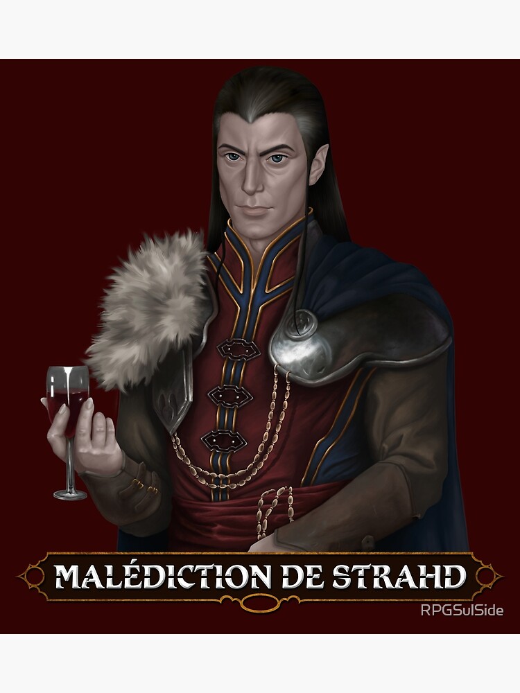 Póster «Maldición de Strahd» de RPGSulSide | Redbubble