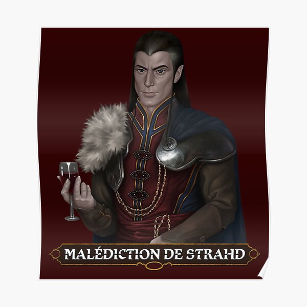 Póster «Maldición de Strahd» de RPGSulSide | Redbubble