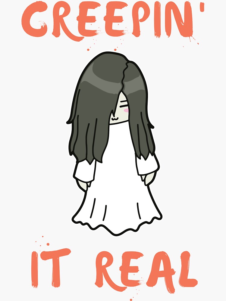 "Creepin It Real Cartoon Funky Cute Creepy Halloween Trick Or Treat ...